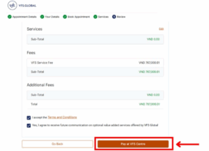 Hướng dẫn đặt lịch hẹn nộp hồ sơ tại VFS Global chỉ qua 4 bước